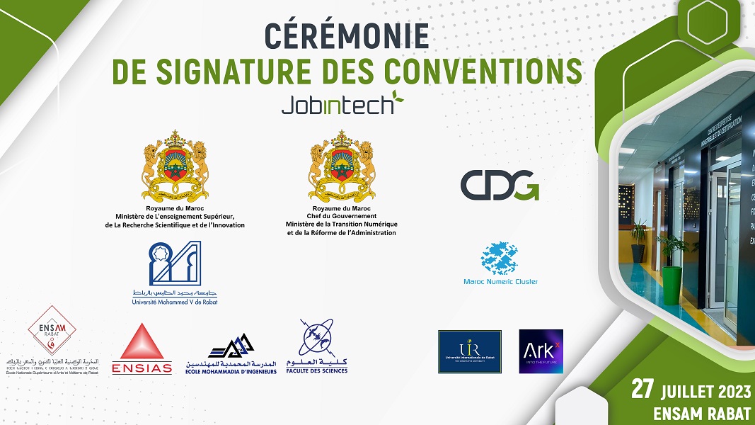 Cérémonie de signature des conventions | École Nationale Supérieure d ...
